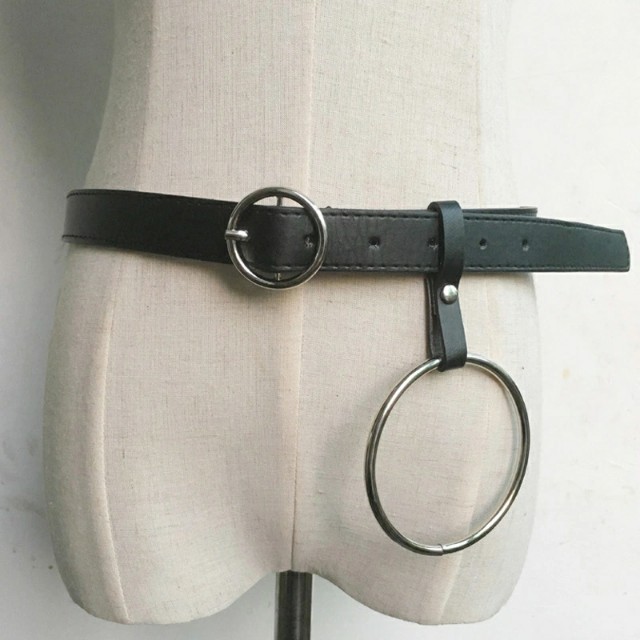 Vintage Retro Big Ring Hoop Round Belt Korean Streetwear Kpop Jpop on ...