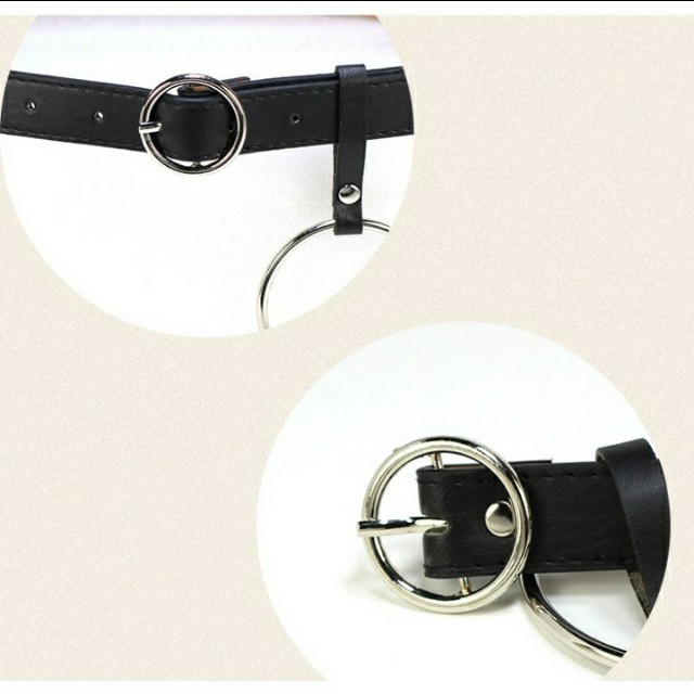 Vintage Retro Big Ring Hoop Round Belt Korean Streetwear Kpop Jpop on ...