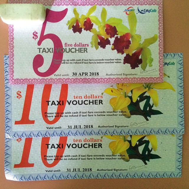 $25 Comfort DelGro Taxi Voucher, Tickets & Vouchers, Vouchers on Carousell
