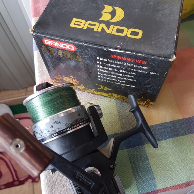 Bando SX4000 Spinning reel., Sports Equipment, Fishing on Carousell