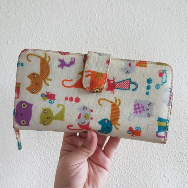 Cute Cats Long Wallet, Women's Fashion, Bags & Wallets, Wallets & Card ...