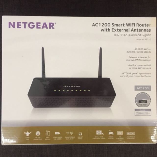 Netgear R6220 AC1200 Router, Computers & Tech, Parts & Accessories ...