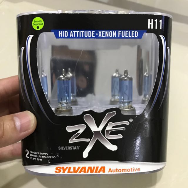Osram Sylvania zXe H11 5000K halogen bulb, Car Accessories on Carousell