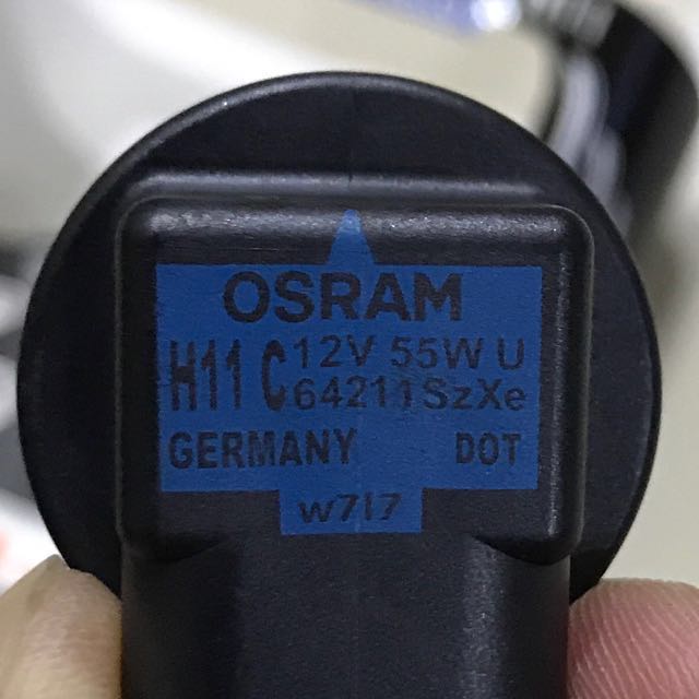Osram Sylvania zXe H11 5000K halogen bulb, Car Accessories on Carousell
