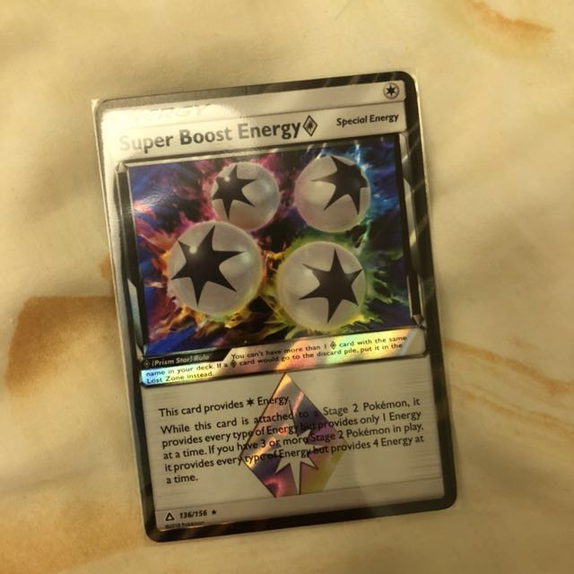 Pokemon Ultra Prism Super Boost Energy, Hobbies & Toys, Toys & Games on ...