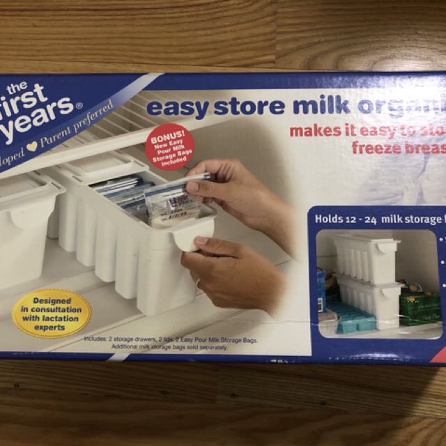 *The first years* easy store milk organizer/organiser, Babies & Kids ...