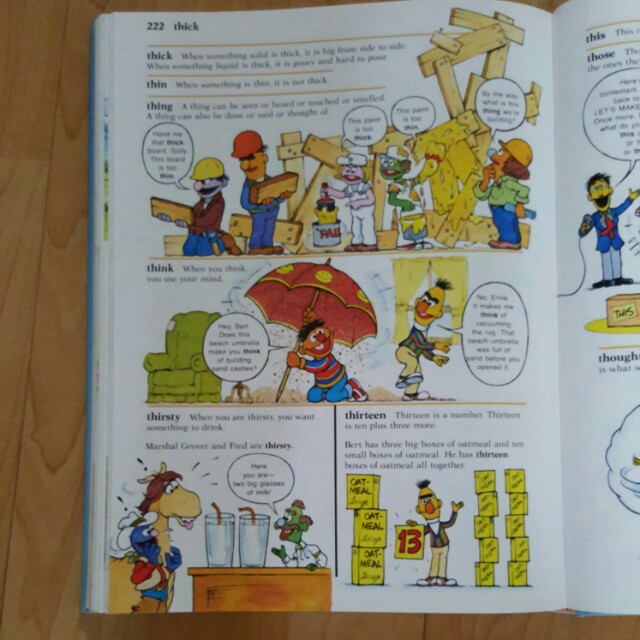 The Sesame Street Dictionary (Hardcover), Hobbies & Toys, Books ...