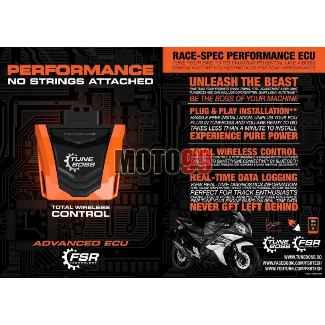 Tuneboss ECU for Yamaha Mslaz/MT15/Xabre, Sniper T150, Motorcycles ...