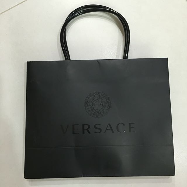 Versace Paper Bag, Luxury, Bags & Wallets on Carousell