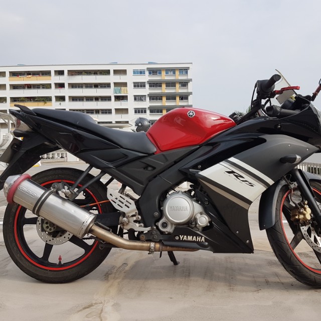 YAMAHA R15 V1 w Legal GPR Pipe, Motorcycles, Motorcycles for Sale ...