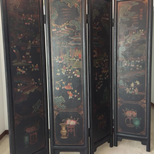 Chinese foldable panel, Furniture & Home Living, Home Decor, Other Home ...