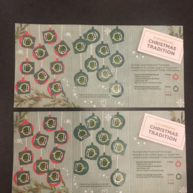 Filled Starbucks Sticker Card for Planner Redemption, Tickets ...