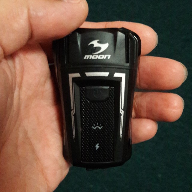 Moon Meteor 250 Rechargeable Front Bike Light, Sports Equipment ...