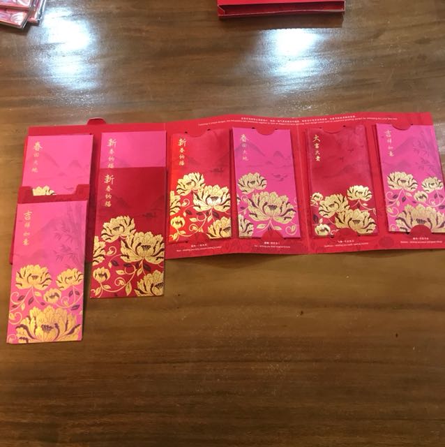 Red packet set, Women's Fashion, Bags & Wallets, Wallets & Card Holders ...
