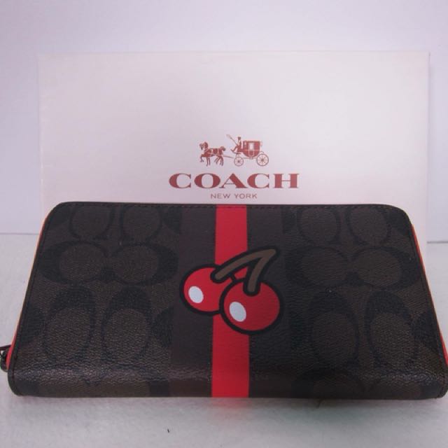 Coach Pac Man Accordion Zip Wallet, Women's Fashion, Bags & Wallets ...