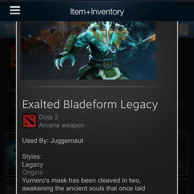 Dota 2 - Bladeform + exalted arcana set ( juggernaut ), Video Gaming ...