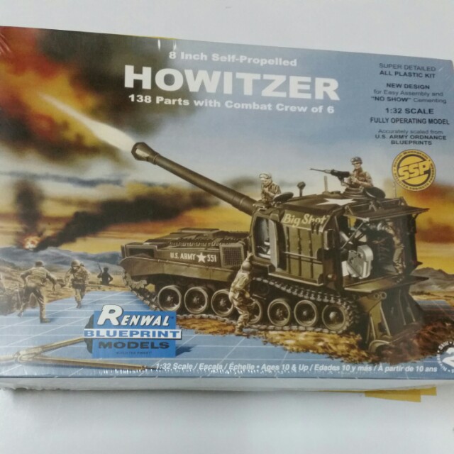 M55 8in Self Propelled Howitzer 1/32, Babies & Kids, Baby Nursery ...