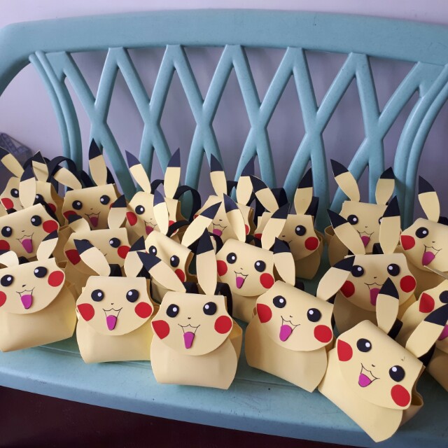 Pikachu party bag backpack style, Babies & Kids, Going Out, Diaper Bags ...