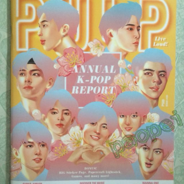 PULP magazine Annual K-pop Report, Hobbies & Toys, Memorabilia ...