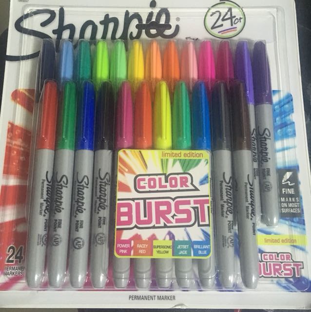 Sharpie Color Pens 24 Count BN, Hobbies & Toys, Stationery & Craft ...