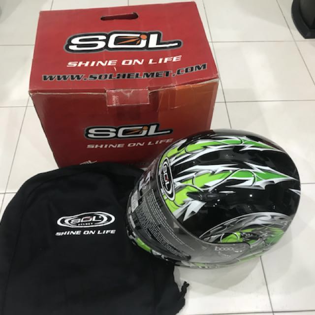 SOL Helmet-Brand New, Motorcycles, Motorcycle Apparel on Carousell