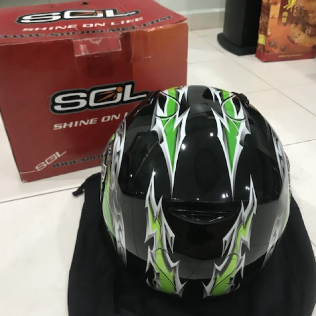 SOL Helmet-Brand New, Motorcycles, Motorcycle Apparel on Carousell