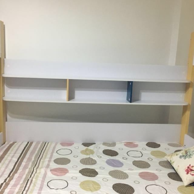 Super single Bed Frame- two layers, Furniture & Home Living, Furniture ...