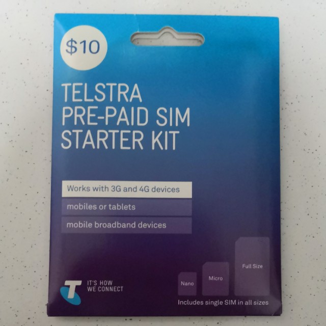 Telstra Prepaid SIM, Mobile Phones & Gadgets, Mobile & Gadget ...