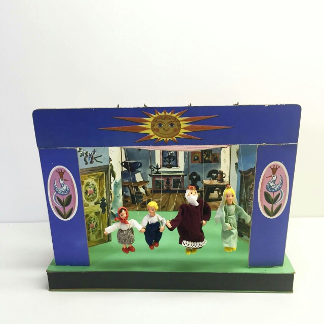 Vintage Czech Puppet Theater and Marionettes, Czechoslovakia String ...