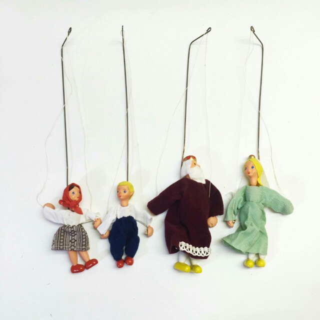 Vintage Czech Puppet Theater and Marionettes, Czechoslovakia String ...