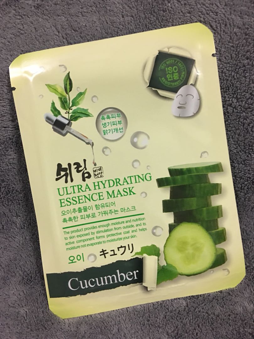 Cucumber Sheet Mask, Beauty & Personal Care, Face, Face Care on Carousell