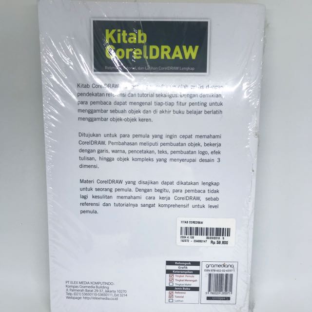 Kitab Corel Draw, Buku & Alat Tulis, Buku di Carousell