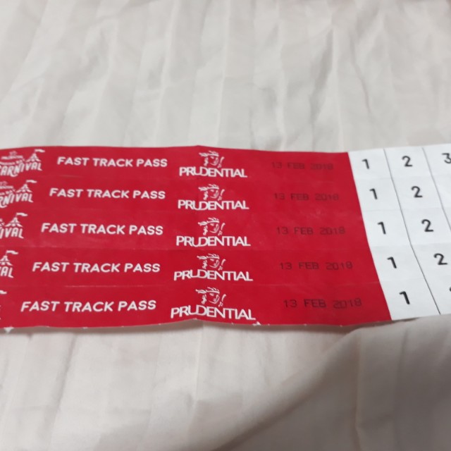 Marina bay carnival fast track pass, Tickets & Vouchers, Local ...