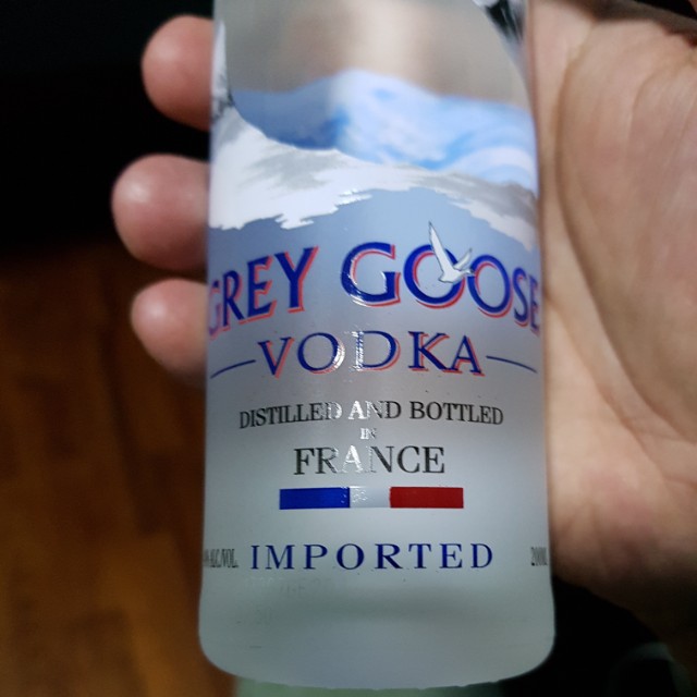Mini Grey Goose Vodka, Food & Drinks, Beverages on Carousell