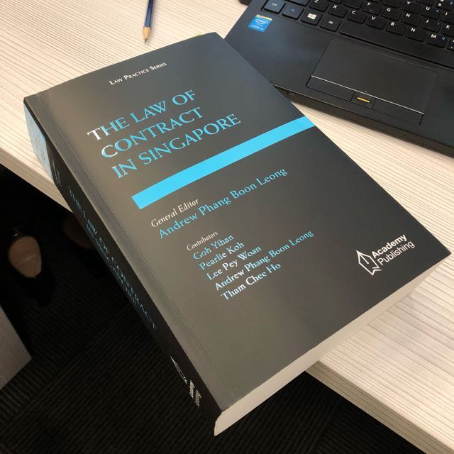 The Law of Contract in Singapore (SAL Law Practice Series), Hobbies ...