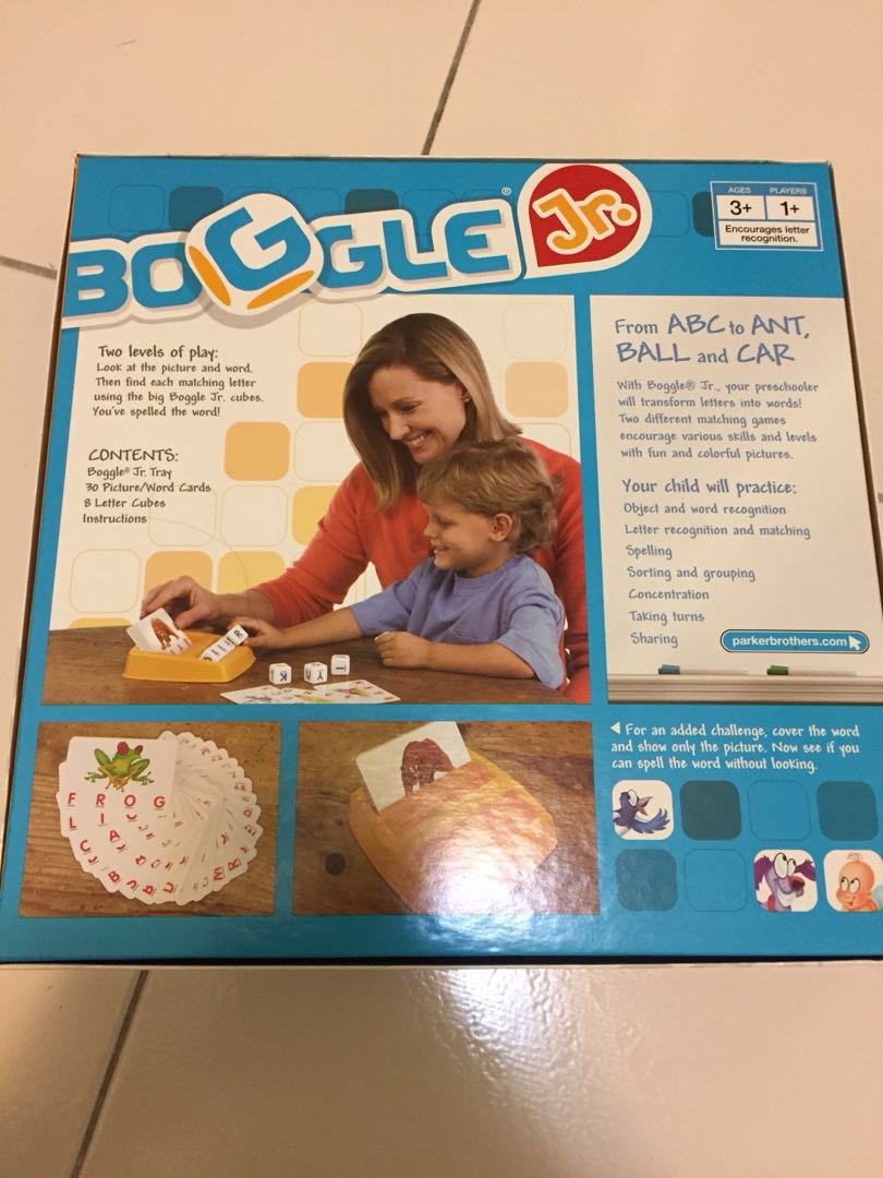 BOGGLE JR BOARD GAME, Hobbies & Toys, Toys & Games on Carousell
