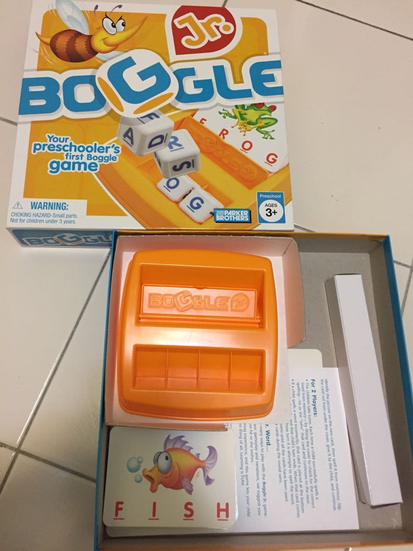 BOGGLE JR BOARD GAME, Hobbies & Toys, Toys & Games on Carousell