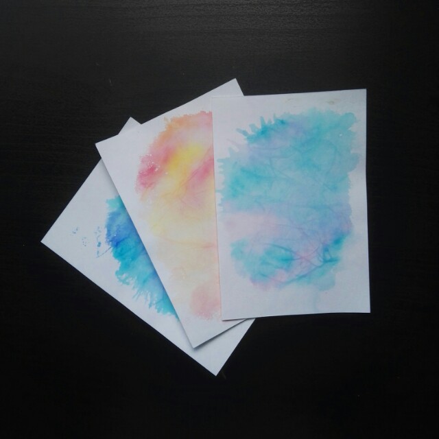 Customisable Water splash card, Hobbies & Toys, Stationery & Craft ...