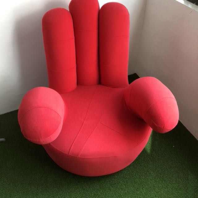FINGER CHAIR, Furniture & Home Living, Furniture, Chairs on Carousell
