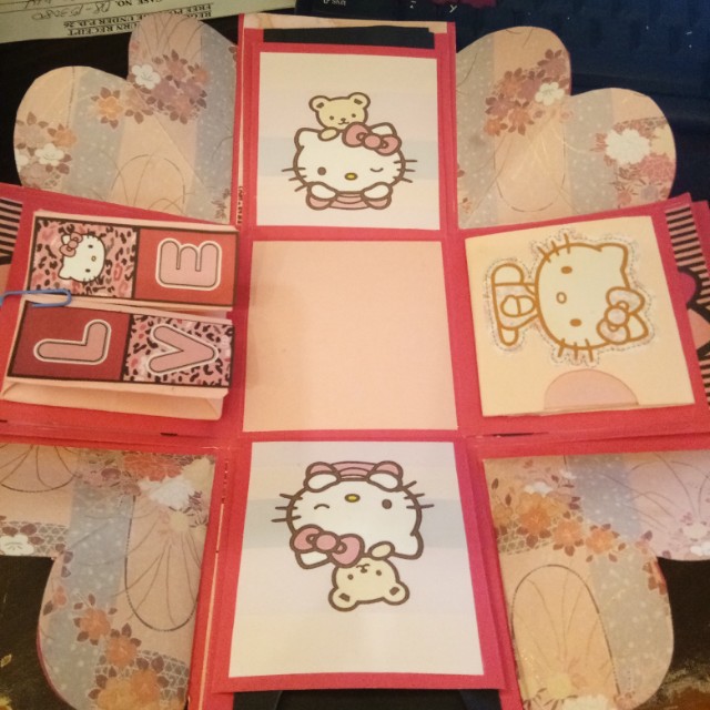 Hello kitty explosion box, Hobbies & Toys, Stationary & Craft ...
