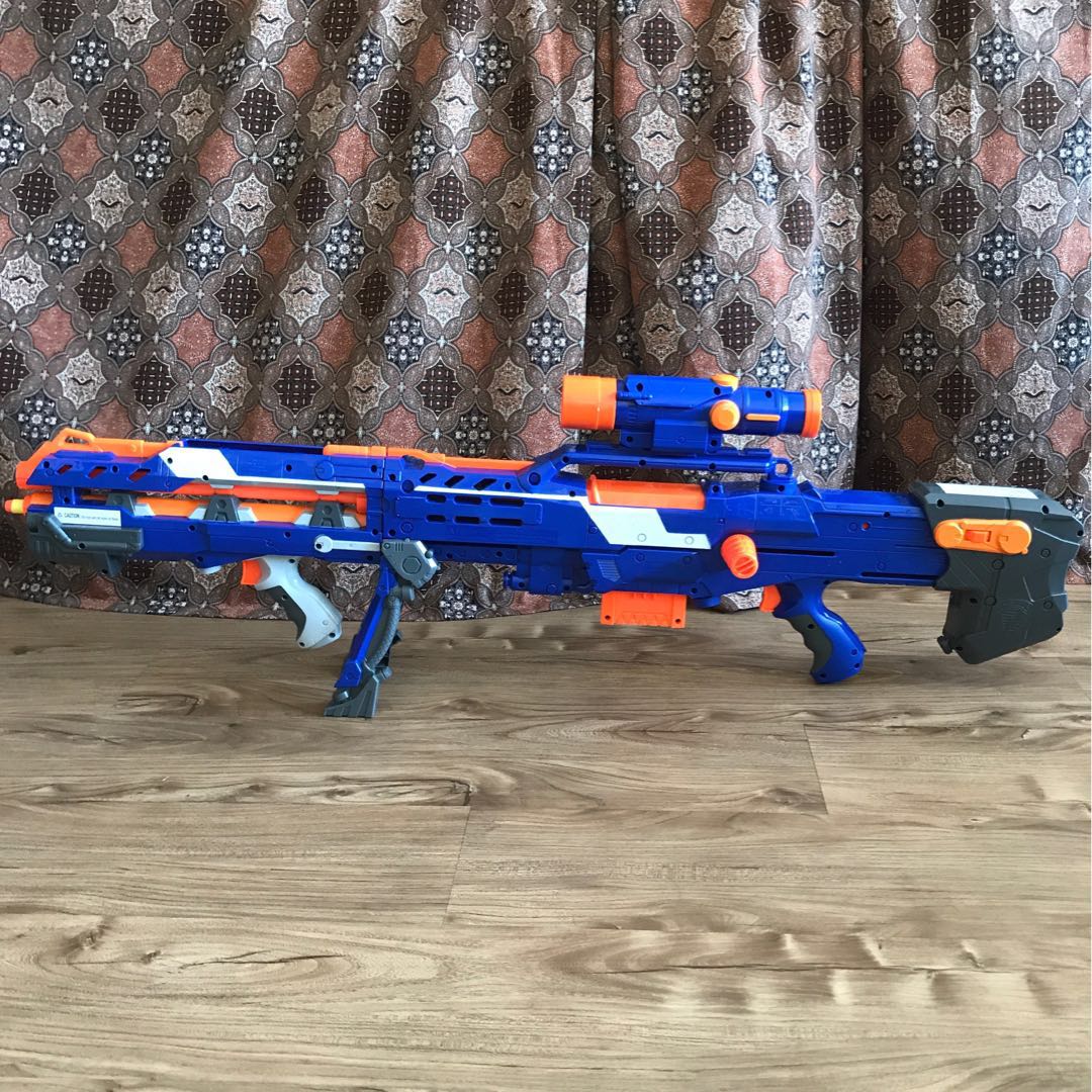 Nerf - long shot, Hobbies & Toys, Toys & Games on Carousell