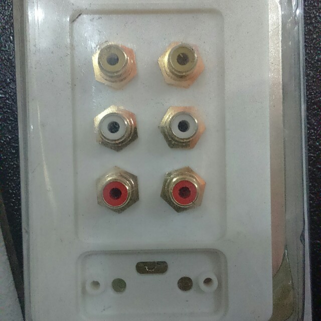 Rca Wall Outlet, TV & Home Appliances, Electrical, Adaptors & Sockets ...