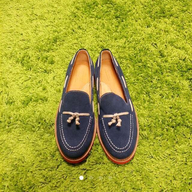 Suede loafer red sole shoes, Women's Fashion, Footwear, Loafers on ...