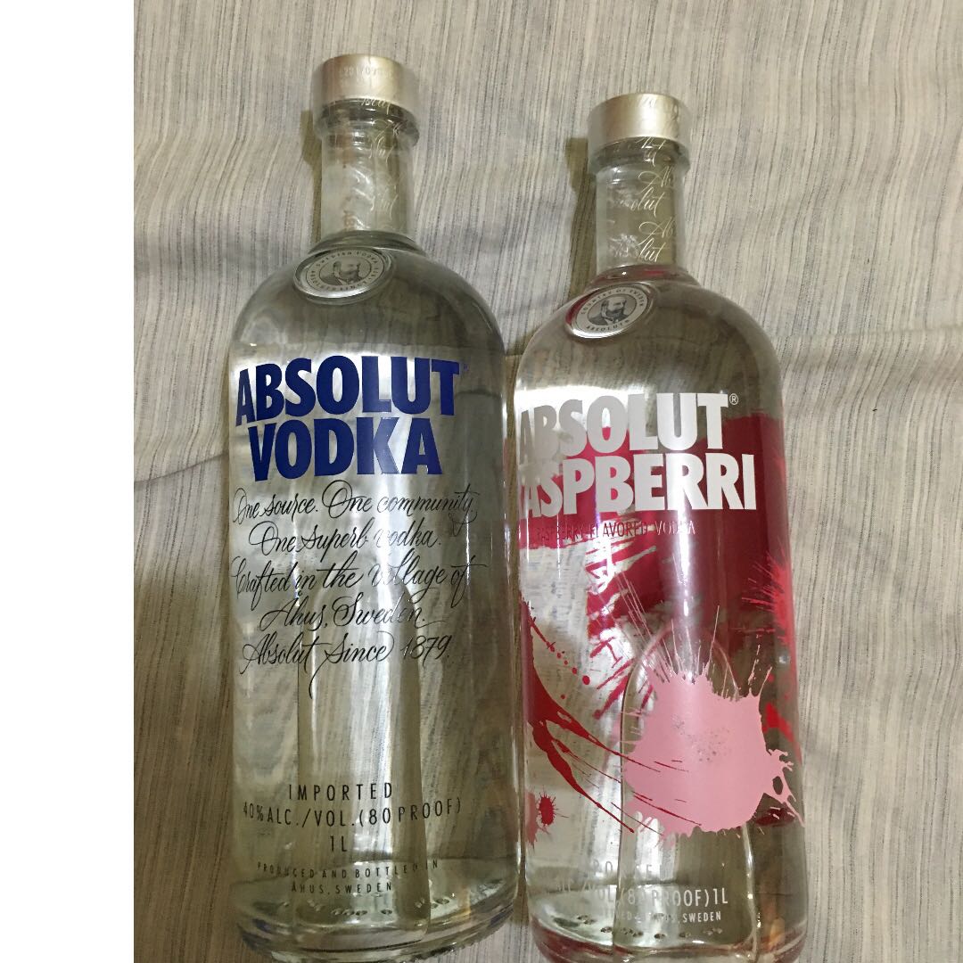 Absolut vodka, Food & Drinks, Alcoholic Beverages on Carousell