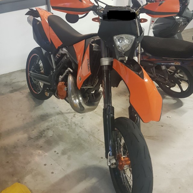 Ktm egs 200, Motorcycles, Motorcycles for Sale, Class 2B on Carousell