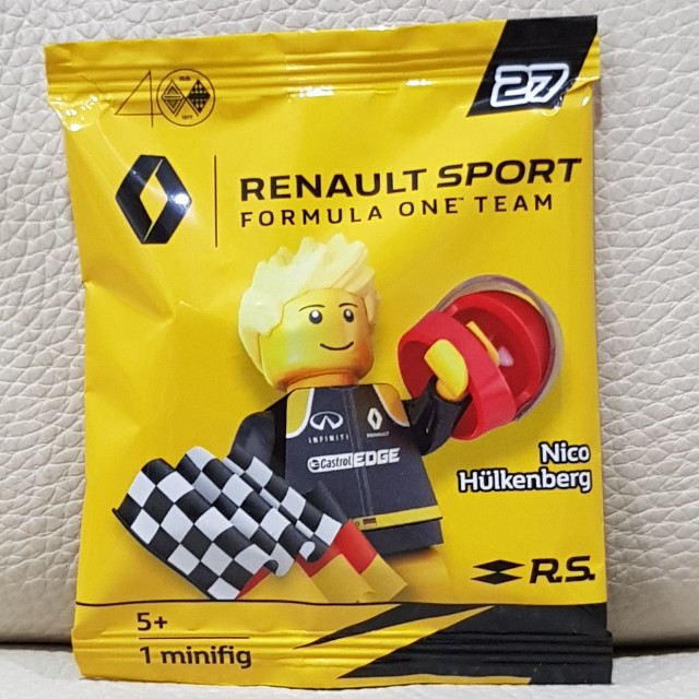 Lego Renault RS17 F1 Car Plus Minifig Driver Nico Hulkenberg - Limited ...