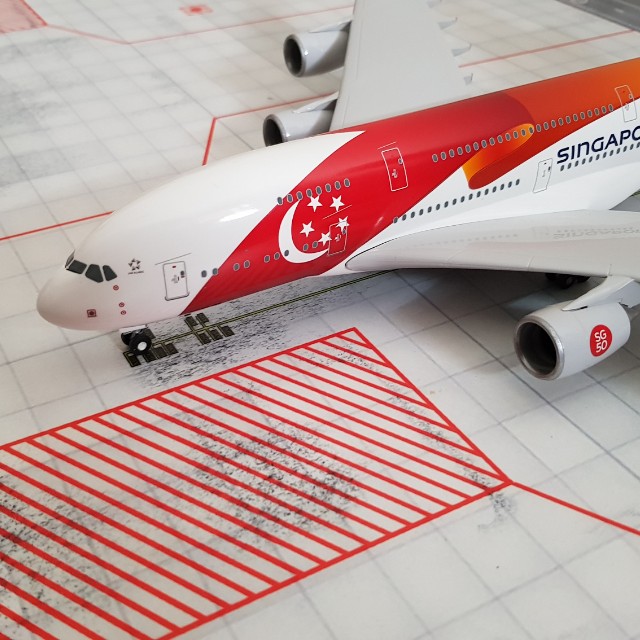 Singapore Airlines Airbus A380 SG50 livery, Hobbies & Toys, Toys ...