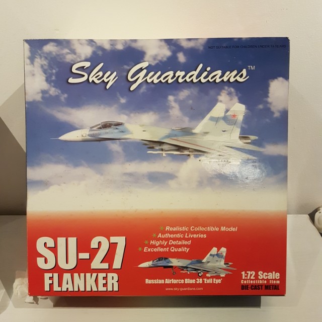 Witty Wings Sky Guardians Sukhoi Su-27 Flanker Diecast Model Soviet Air ...