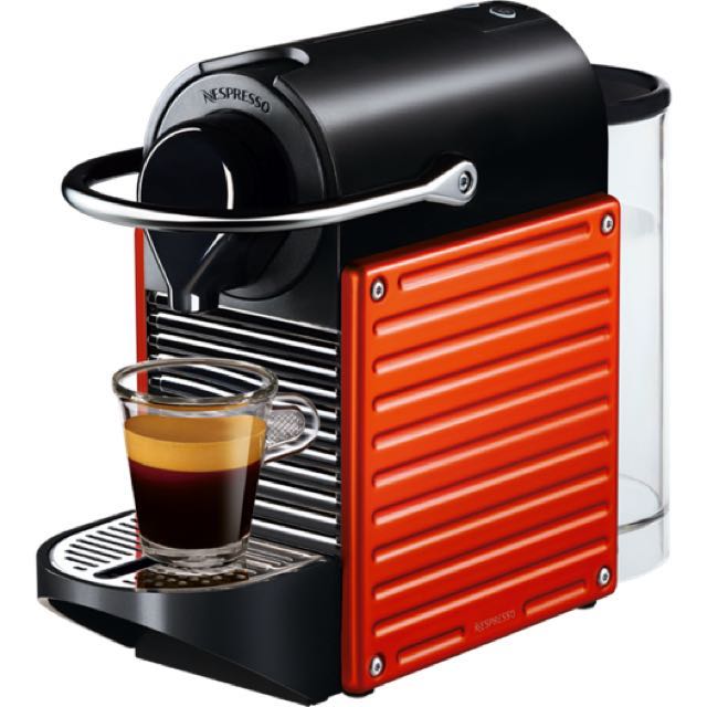 Nespresso Pixie Red Coffee Machine, TV & Home Appliances, Kitchen ...