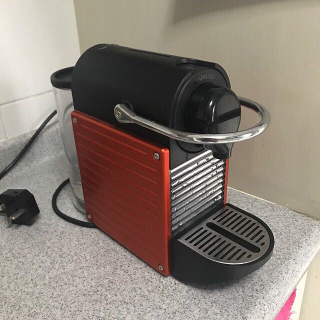 Nespresso Pixie Red Coffee Machine, TV & Home Appliances, Kitchen ...